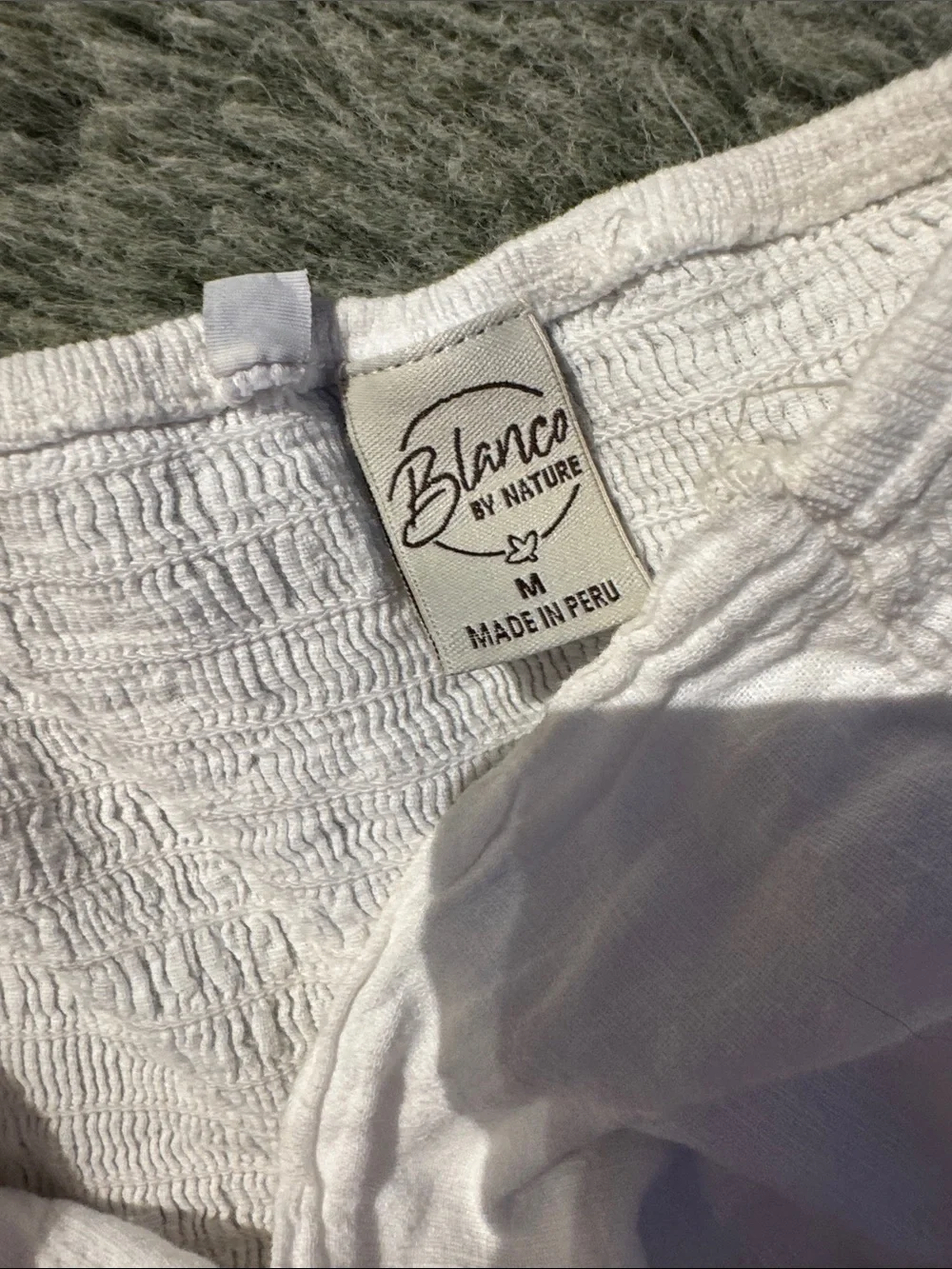 Blanco By Nature | Dresses | Strapless White Twistfront Summer Dress ...